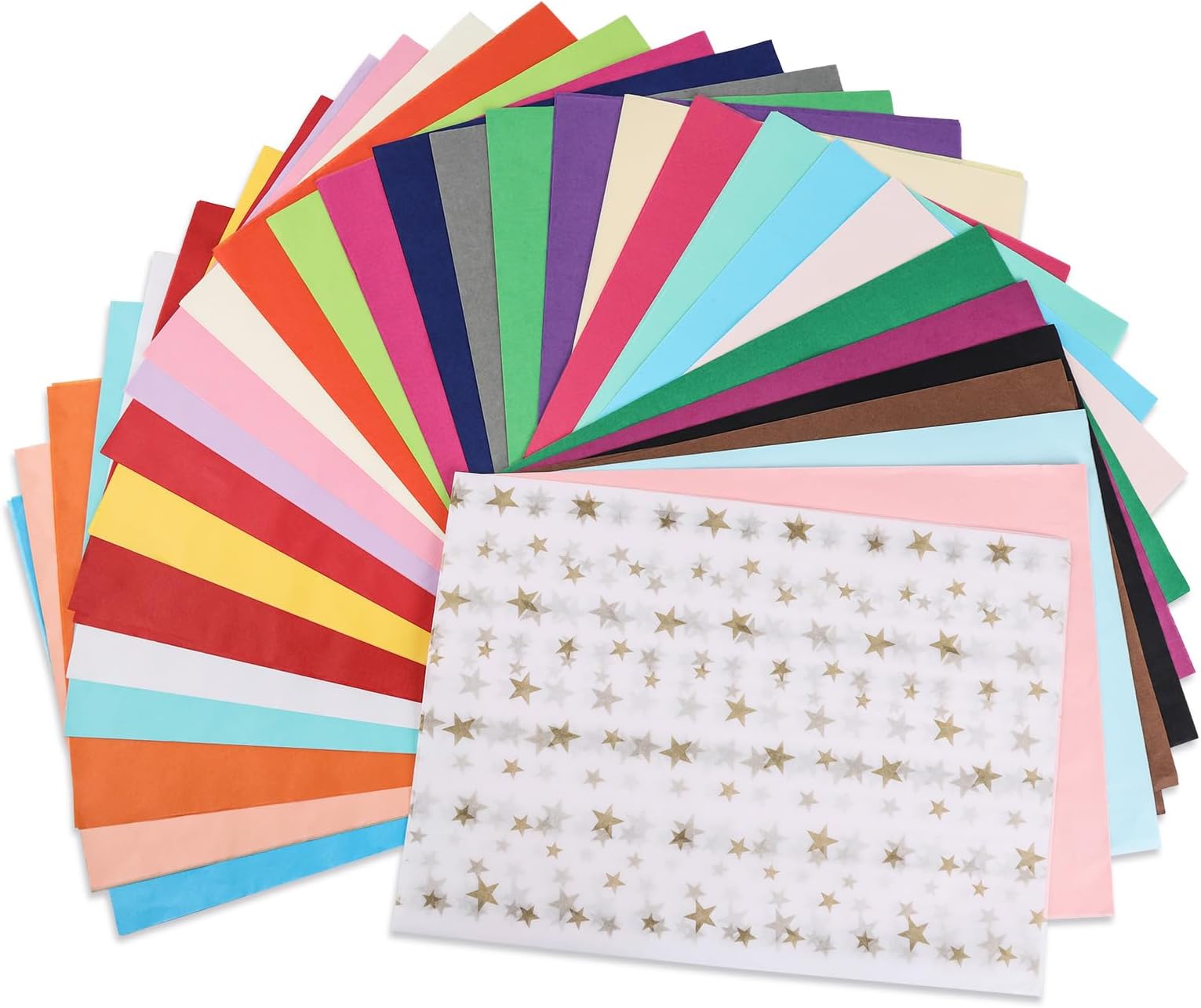 330 Sheets Art Tissue Paper, GeeRic 33 Multicolor A4 Tissue Paper ...