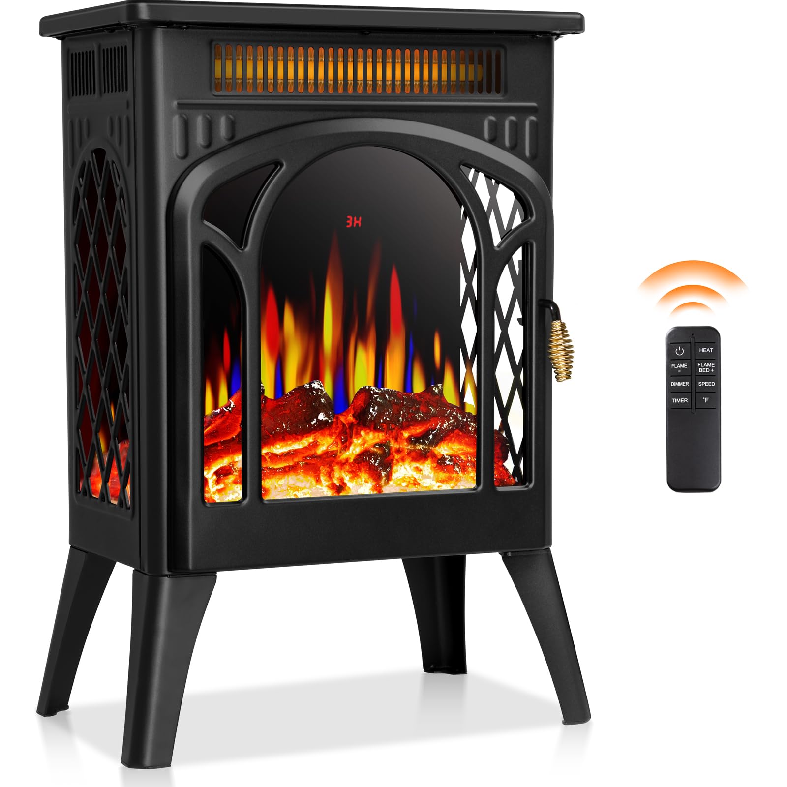 Amazon.com: Antarctic Star 16 Inch Electric Fireplace, Freestanding ...