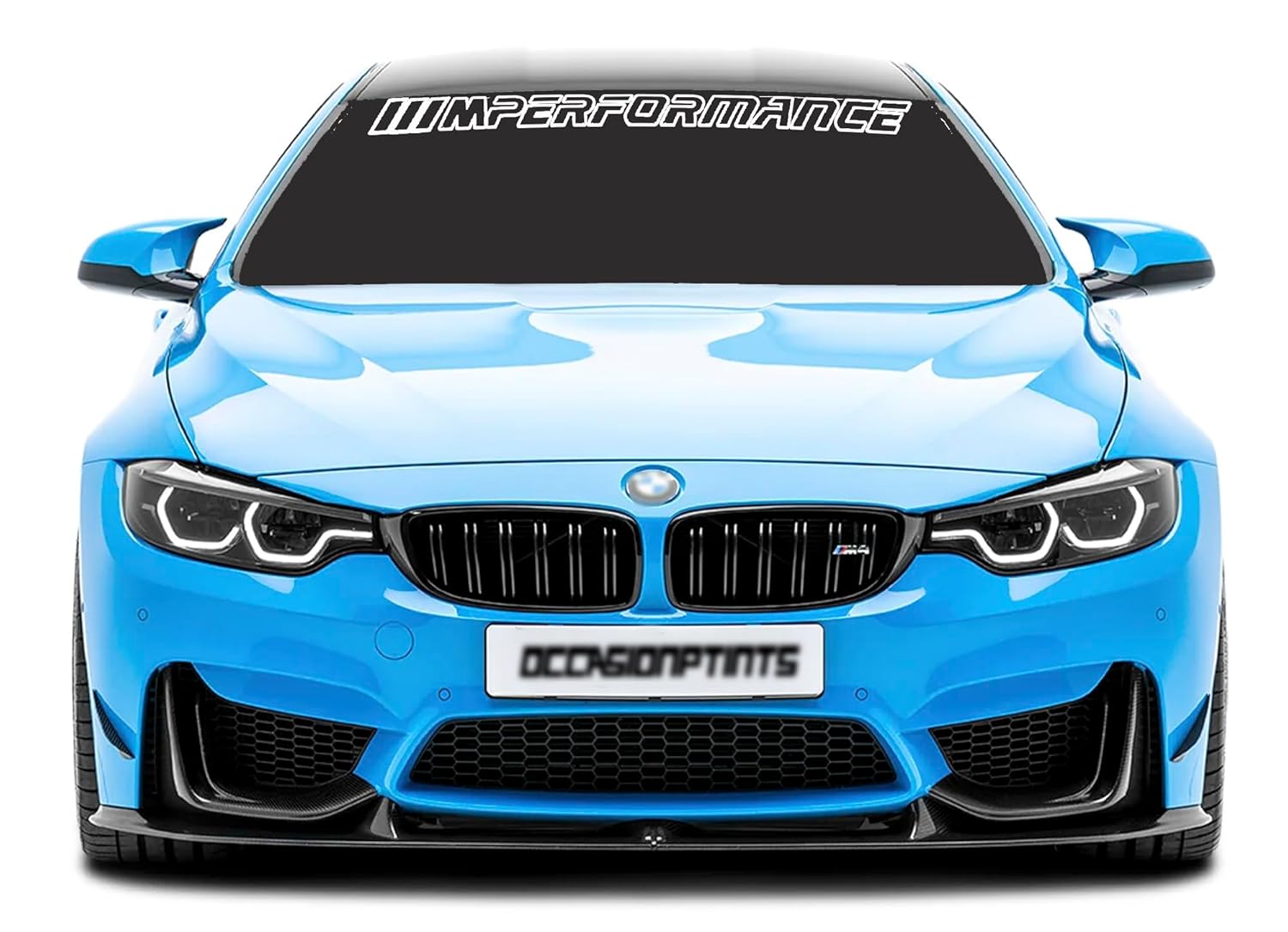Amazon.com: bimmer Performance Windshield banner outline new vinyl ...