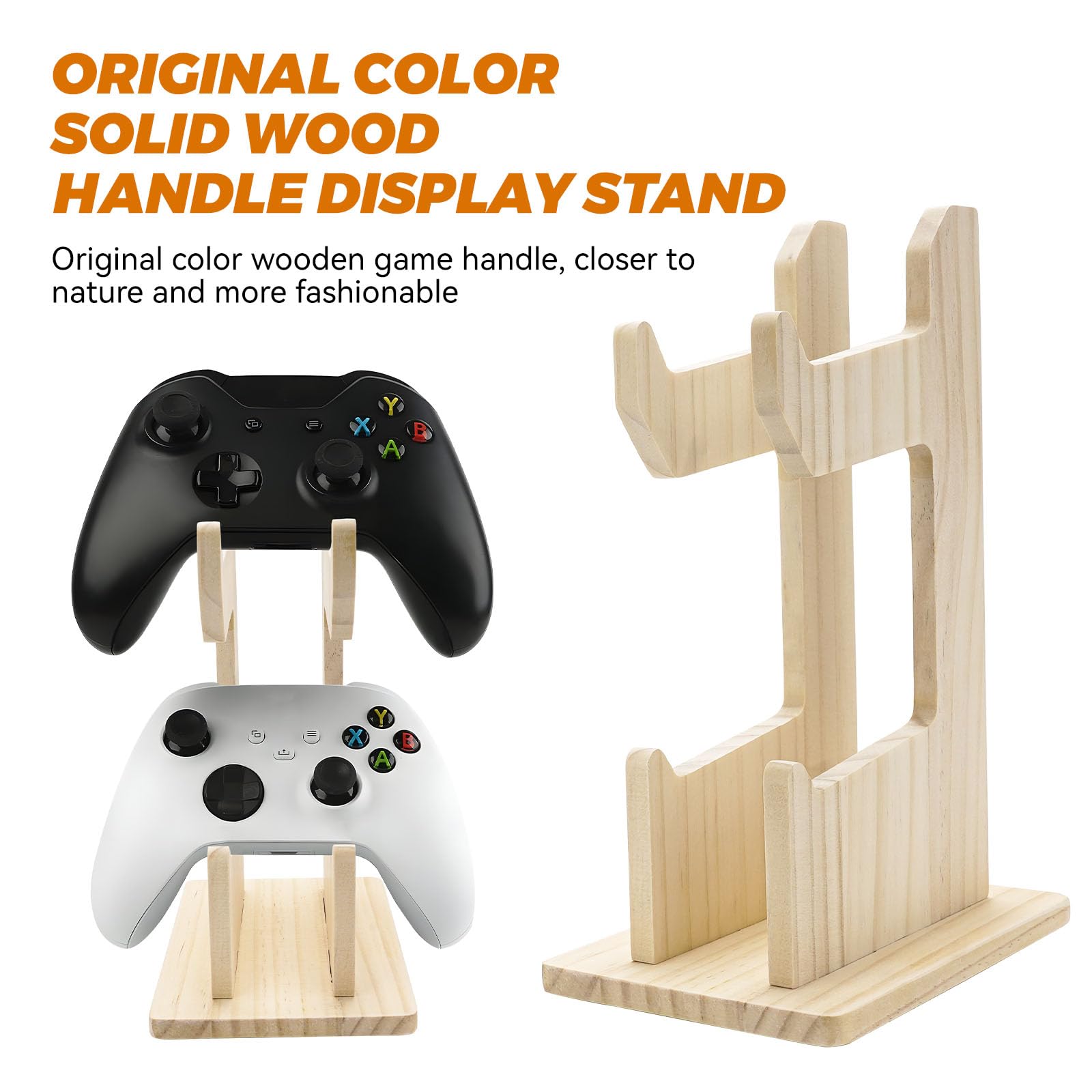 Snapklik.com : YIBEICO 2-Tier Wood Universal Controller Holder For Xbox ...