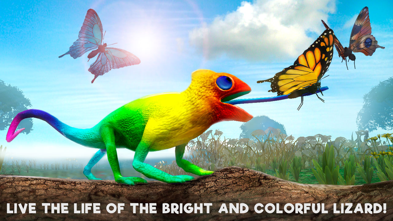 Wild Chameleon Simulator 3D: Exploration of Micro World | Small Animal ...