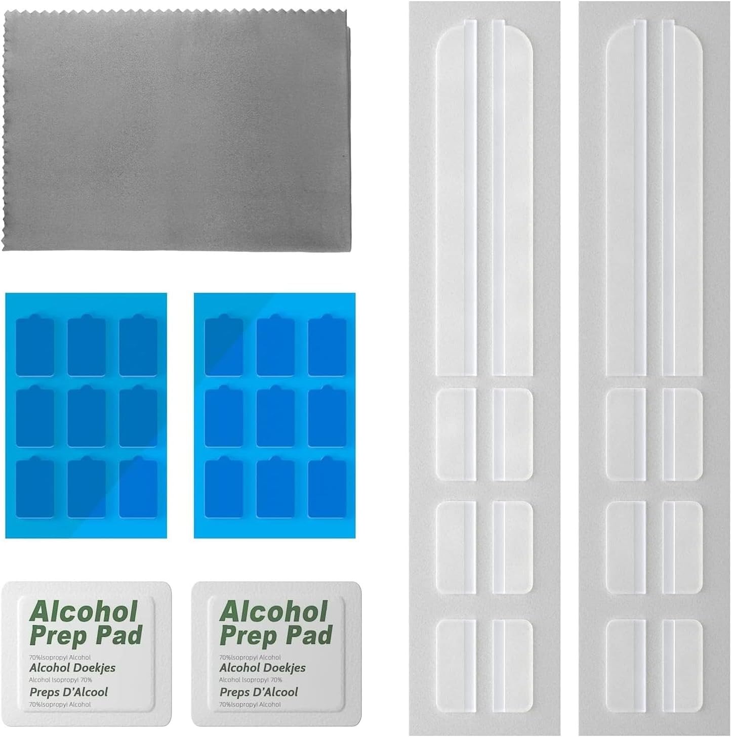 Amazon.com: IPROKKO Privacy Screen Adhesive Strips and Mounting Tabs ...