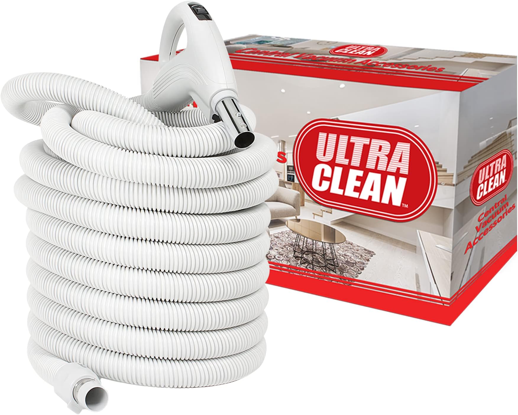Amazon.com: ULTRA CLEAN Central Vacuum Air Hose Low Voltage 24 V on/off ...
