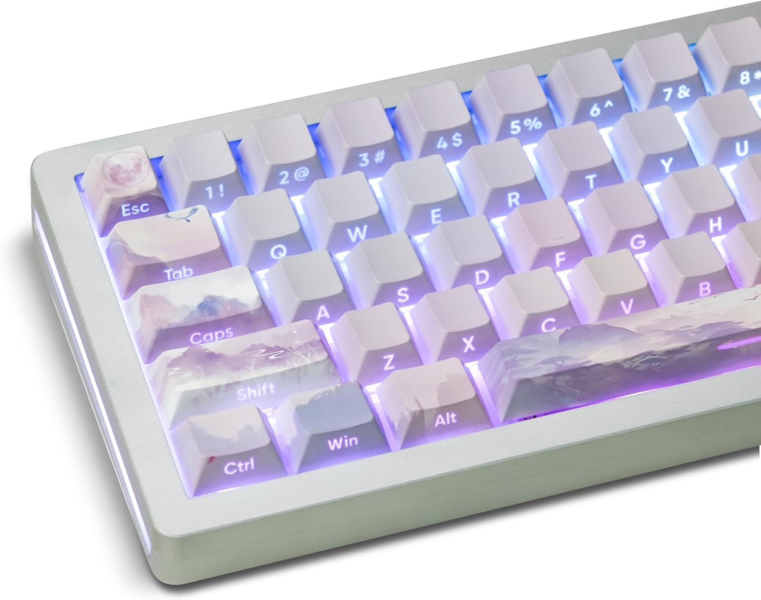 Amazon.com: Double Shot keycaps,Side Printed Key caps,PBT DYE ...