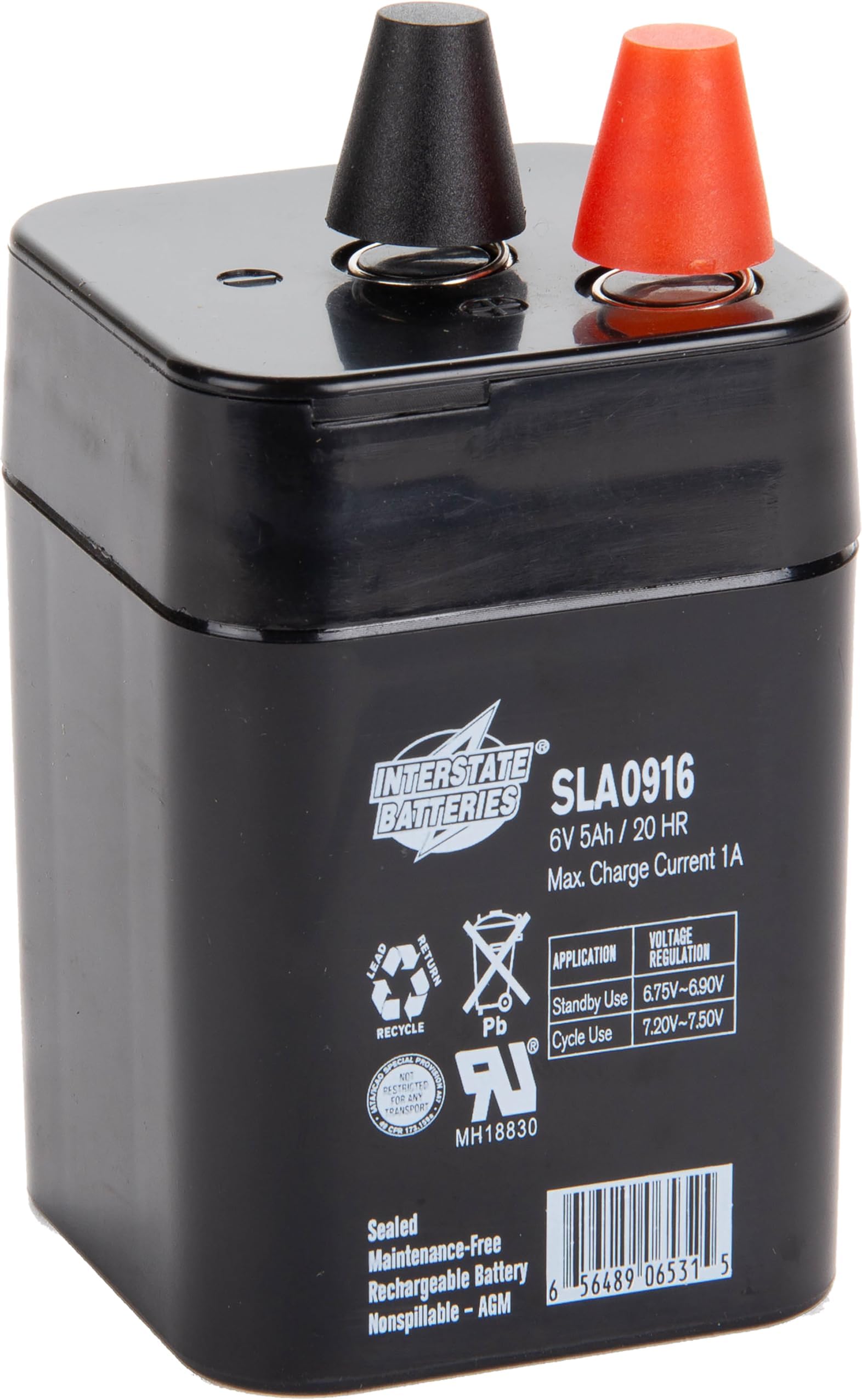 Amazon.com: Fitinoch Rechargeable 6 Volt 4.5AH Lantern Battery with ...