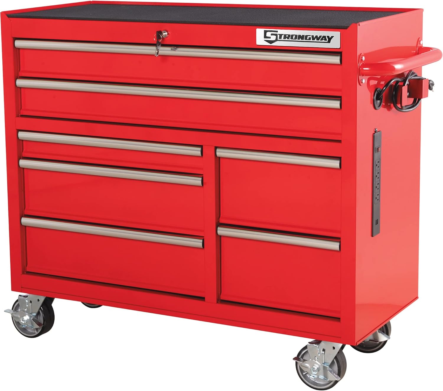 Amazon.com: Strongway 7-Drawer Rolling Cabinet — 42in.W x 18in.D x 36 ...