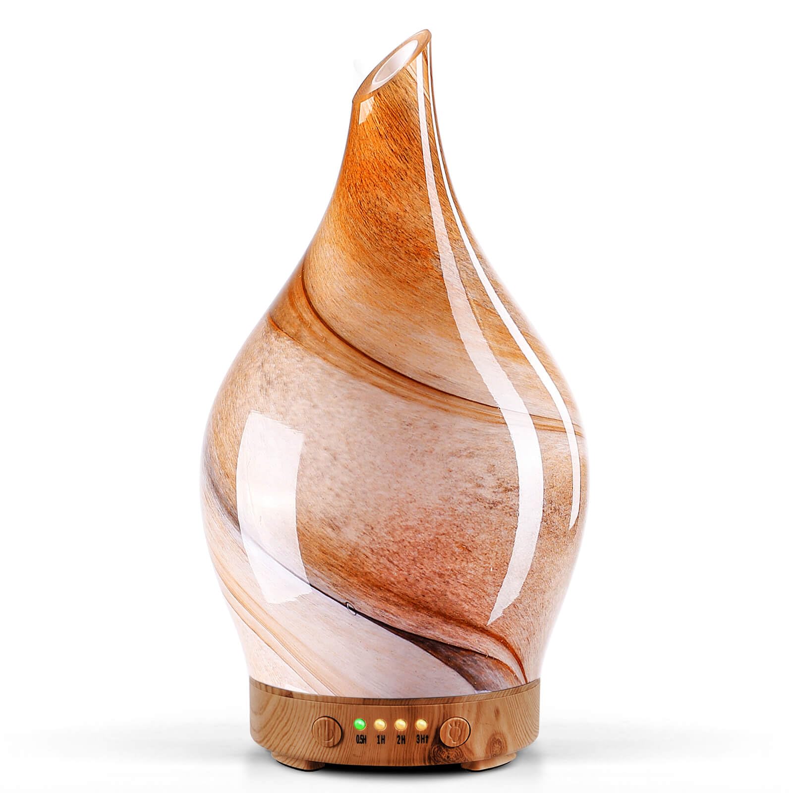 Porseme 100ml Glass Essential Oil Diffuser Aromatherapy Ultrasonic Cool ...