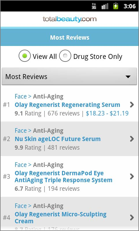Beauty Product Reviews - App on Amazon Appstore