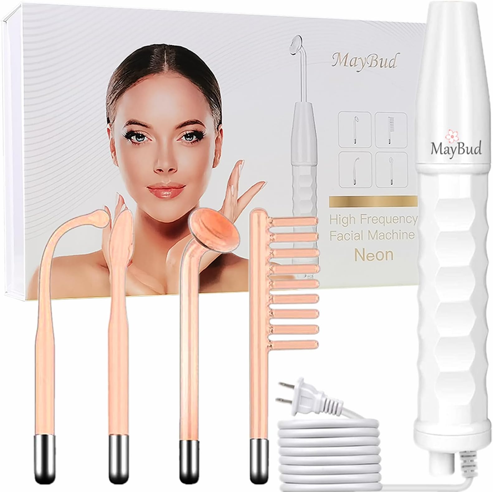 Amazon.com: High Frequency Facial Machine - TUMAKOU Portable Handheld ...