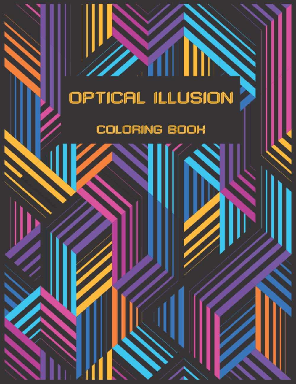 Buy Optical illusions Coloring Book: 25 Mesmerizing Abstract Designs of ...