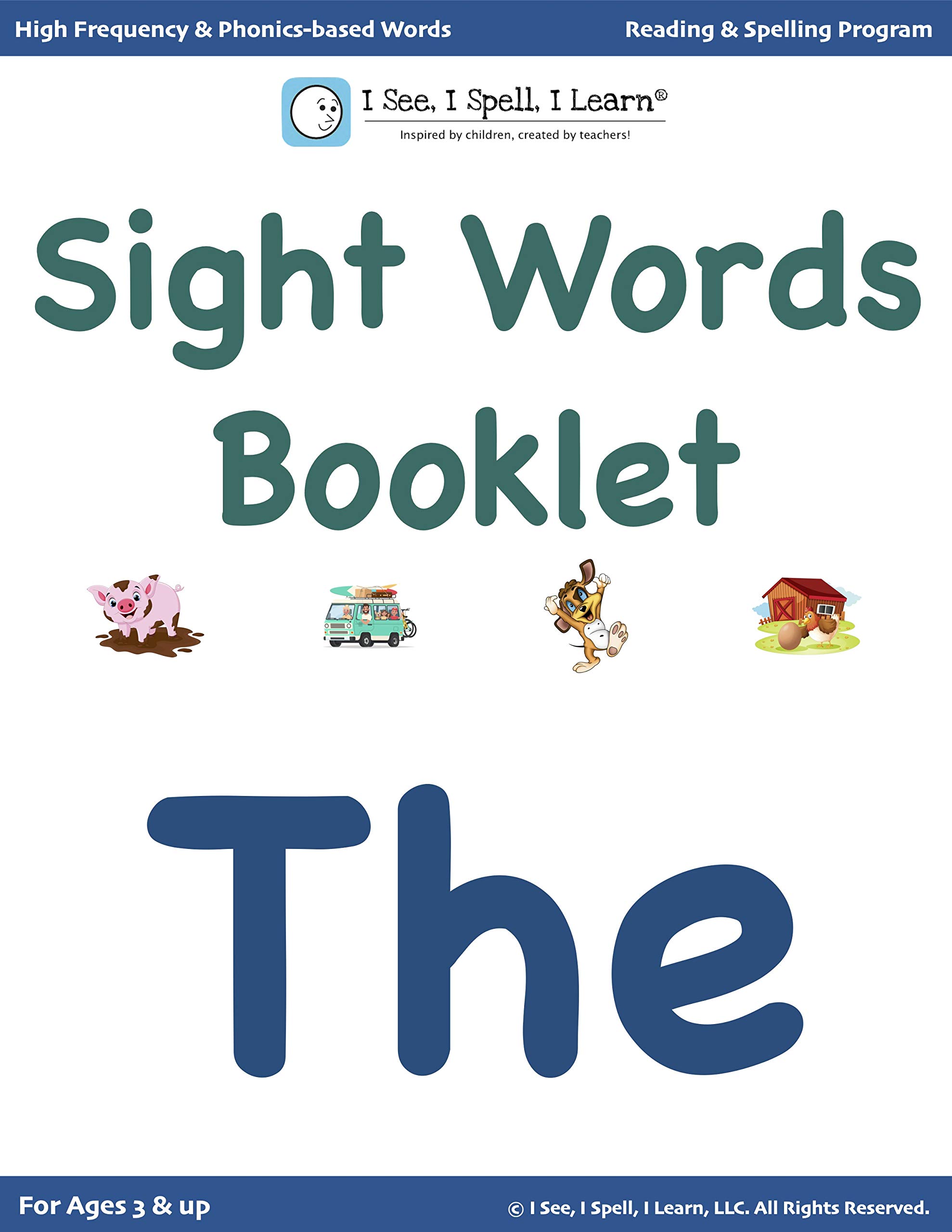 Buy 'The' - Words Booklets for Kindergarten, 1st Grade & Dyslexia: High ...