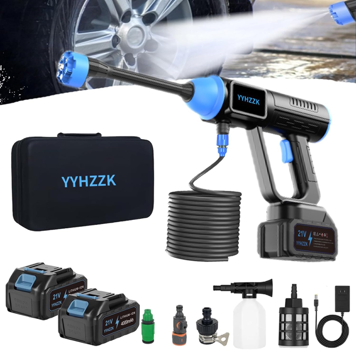 Amazon.com : Cordless Pressure Washer, 980PSI Brushless Motor Portable ...