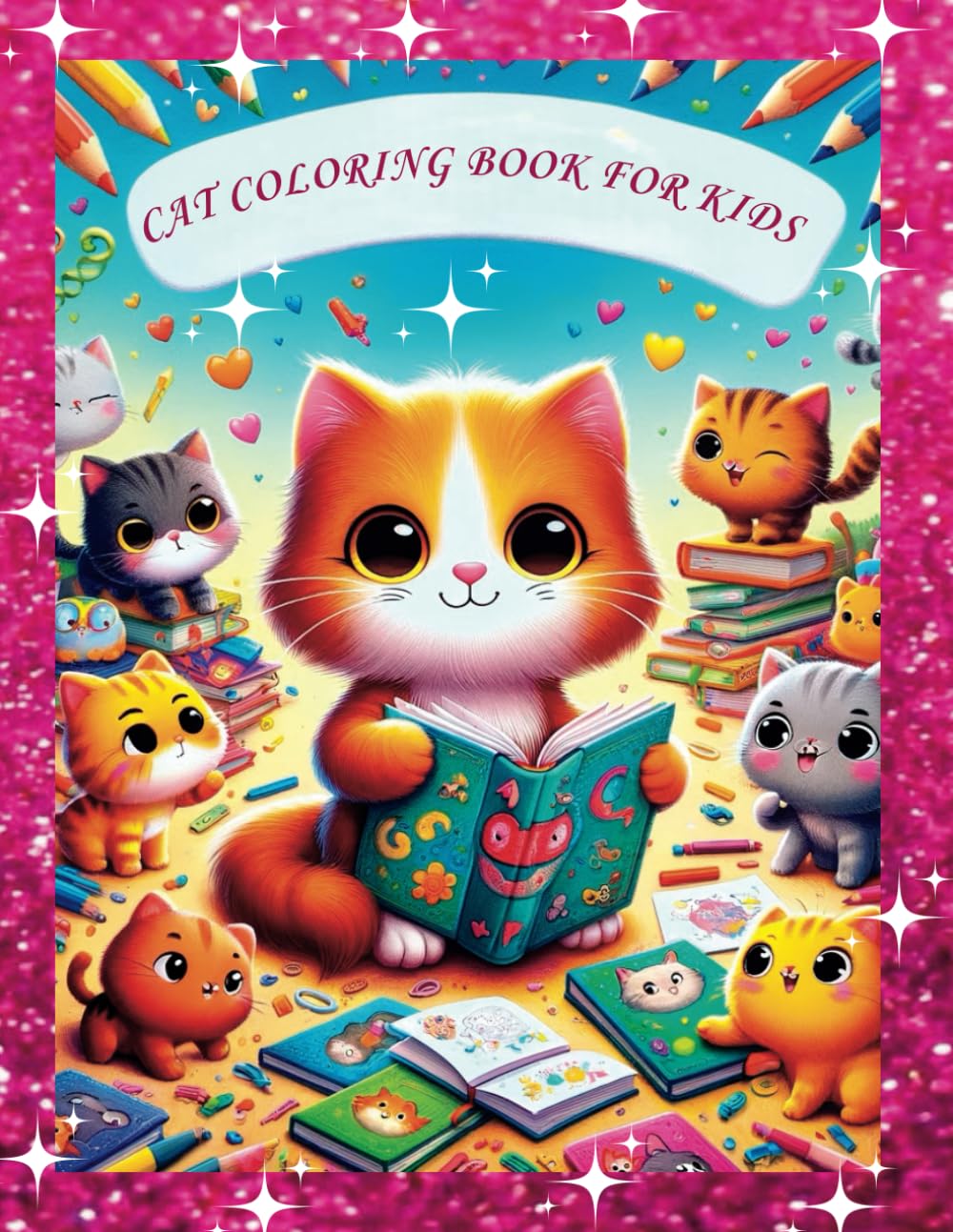 Cat coloring book for kids: Coloring book with cats for kids | Cat ...