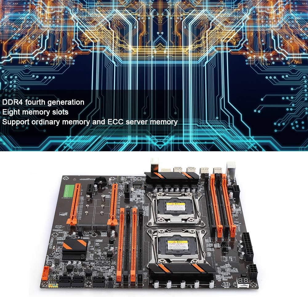 Portable Dual Socket Desktop Motherboard 2011-3 Pin DDR4 for Studio ...