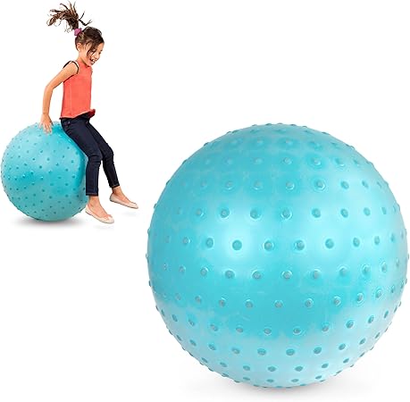 Amazon.com: B. toys – 26-Inch Bouncy Hopper Ball Ride On Blue Sit ...