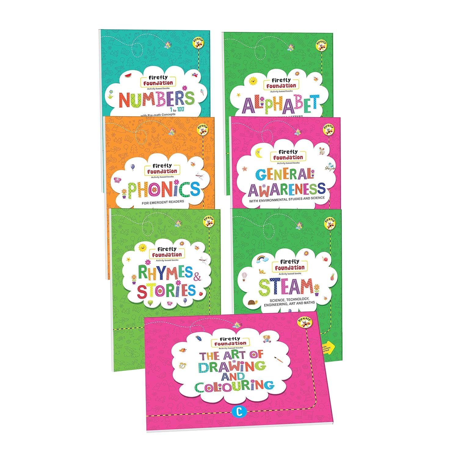 Buy Firefly Foundation Senior KG Books Set | UKG Books Set | Numbers (1 ...