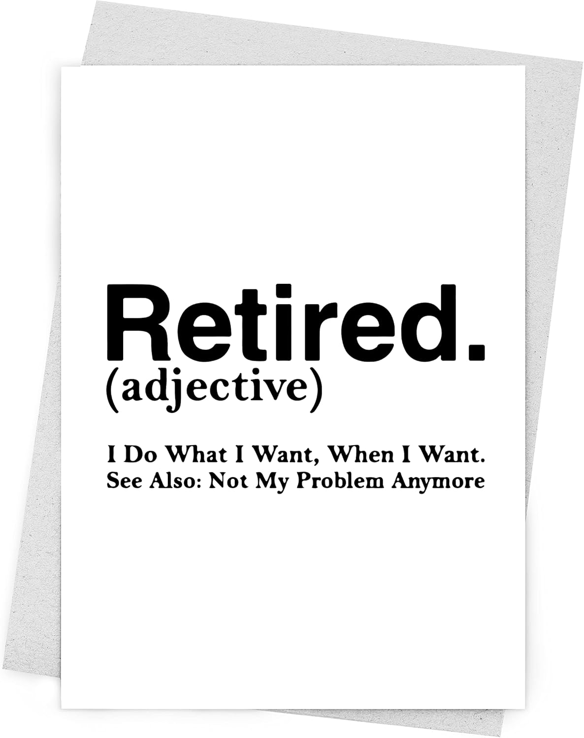 Amazon.com : Large Funny Retirement Card,Jumbo Farewell Card For ...