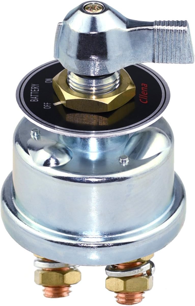 Amazon.com: 2 Pcs Battery Shut Off Switch 12V High Current Battery ...