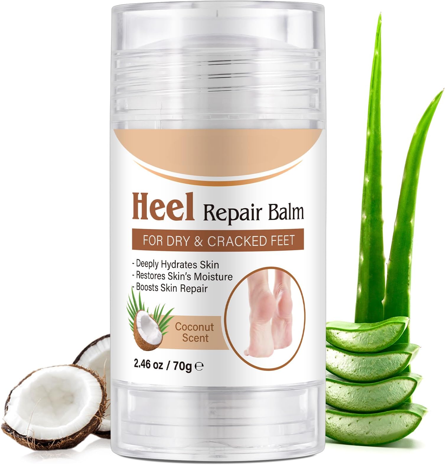 Amazon.com : Savannah Bee Company Beeswax Heel Balm - Foot Balm for ...