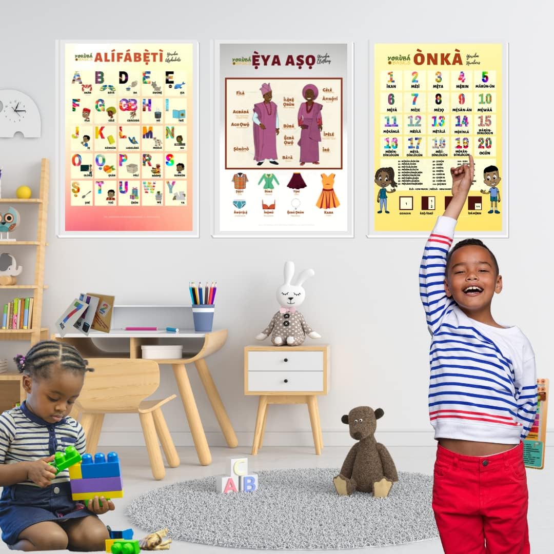 Yoruba Language Foundation Educational Posters for Philippines | Ubuy