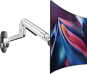 Amazon.com: Ergounion Monitor Wall Mount for Flat or Curved Screens up ...