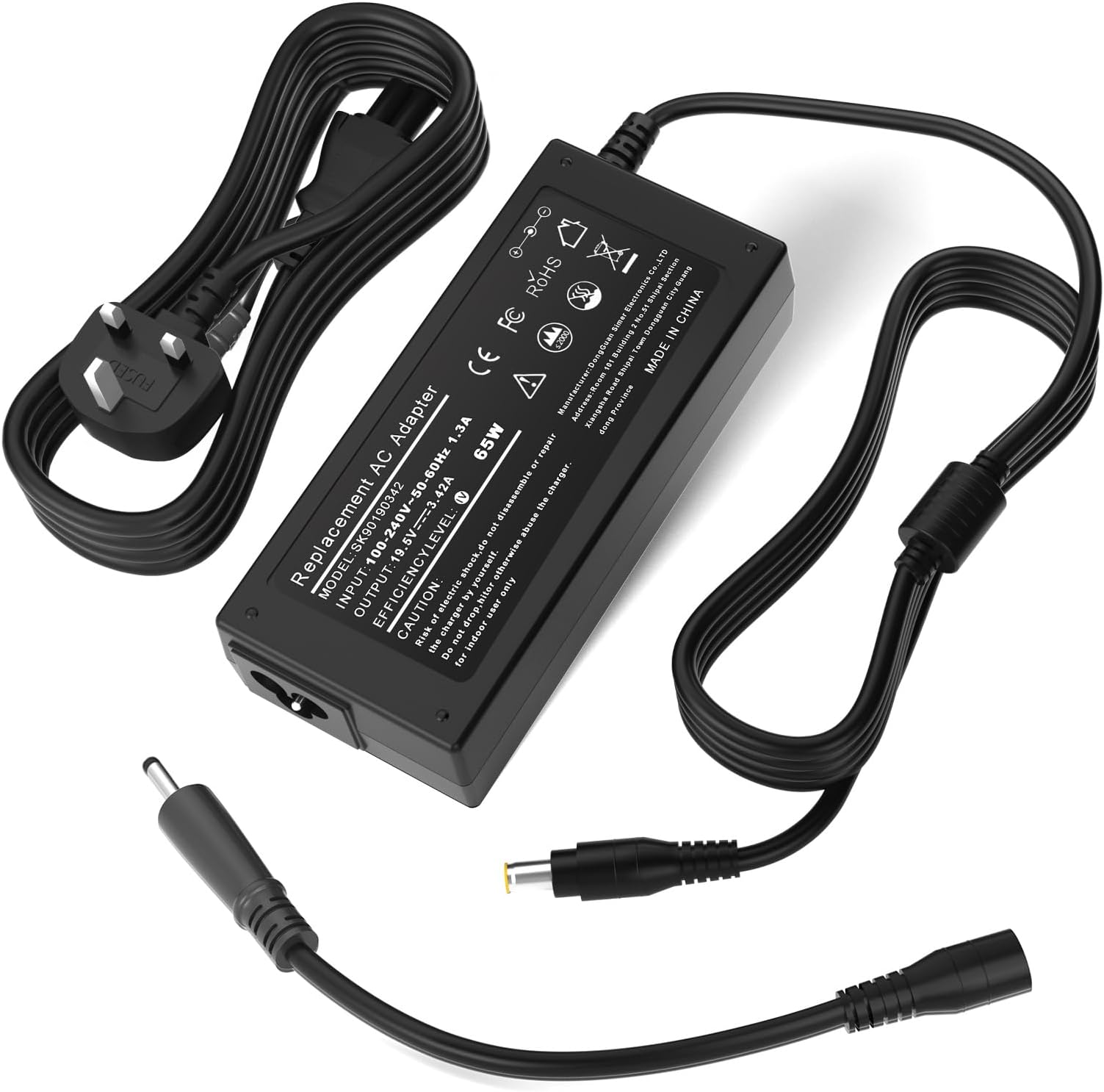 Delta Electronics AC ADAPTER 19V 3.42A 65W FOR PACKARD BELL P5WS0 Acer ...