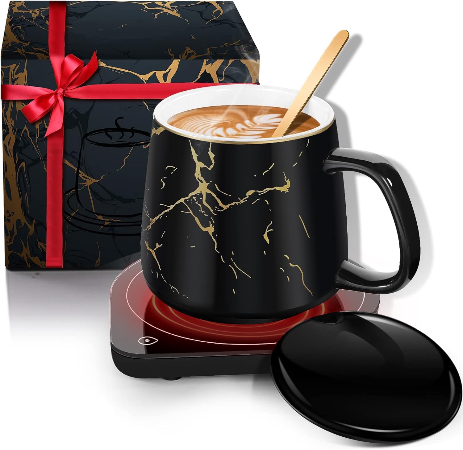 Amazon.com: Coffee Mug Warmer & Mug Set, Coffee Cup Warmer with 2 ...