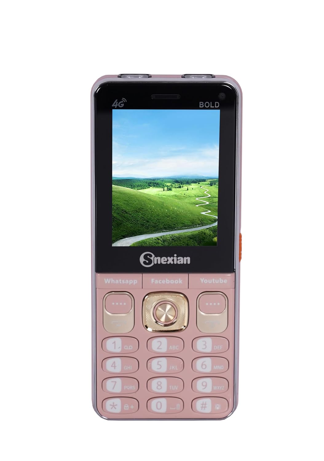 Snexian All-New Bold 4G Touch and Type 4G Volte Dual Sim |Keypad Mobile ...