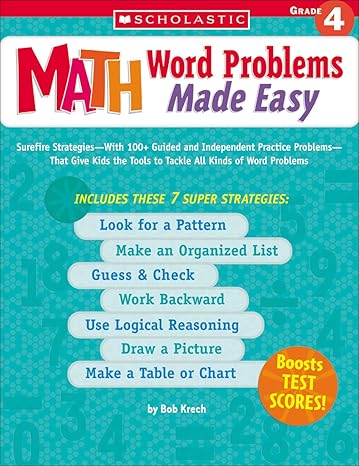 Amazon.com: Math Word Problems Made Easy: Grade 4: 9780439529723: Krech ...