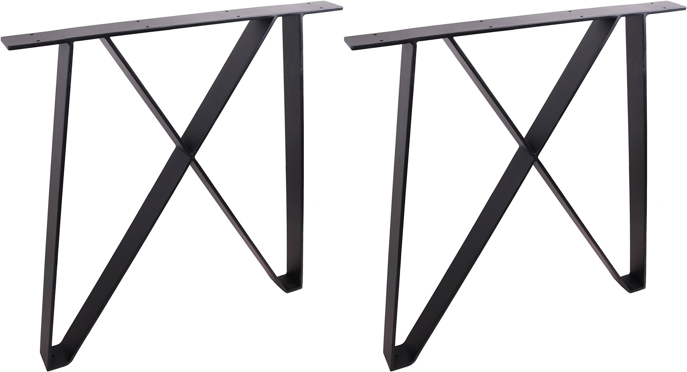 Amazon.com: ECLV 28" Dining Table Legs, X-Shaped Steel Table Legs ...