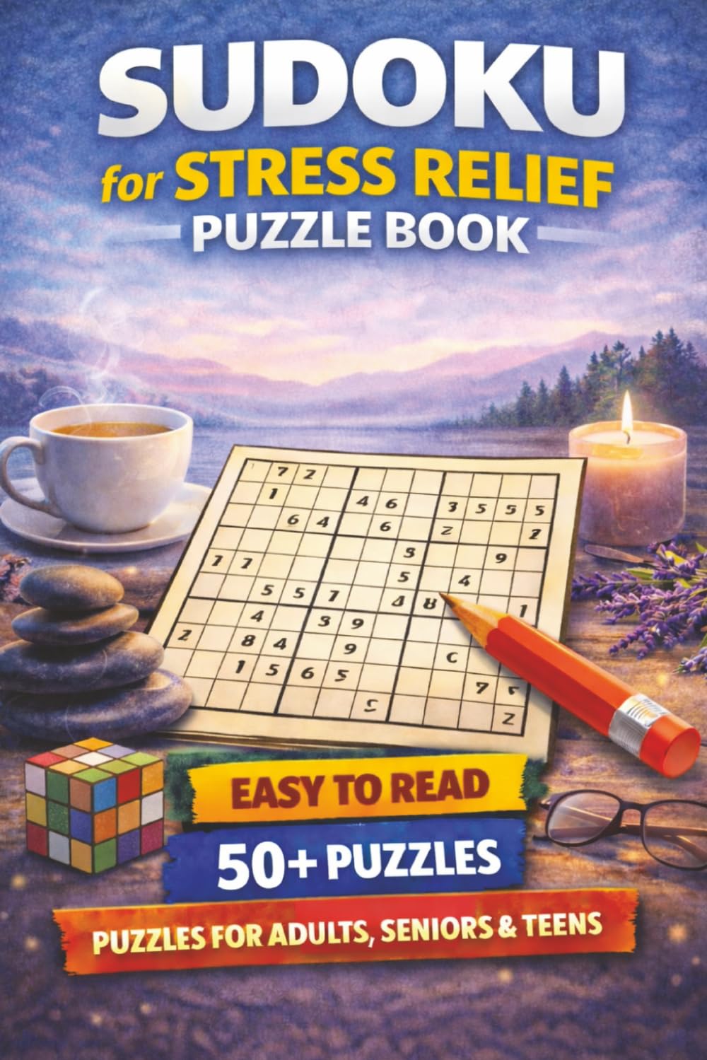 Sudoku for Stress Relief Puzzle Book: Sudoku Puzzles for Stress Relief ...