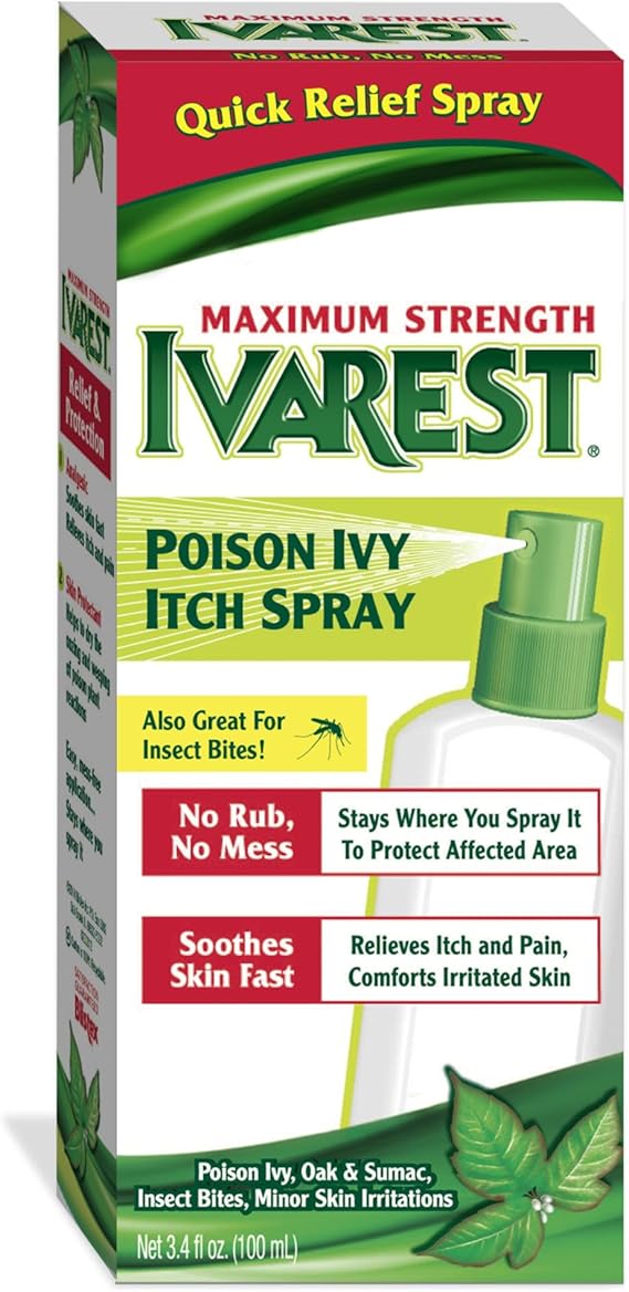 Amazon.com: Ivarest Poison Ivy Itch Spray, Poison Ivy Spray, Poison Ivy ...