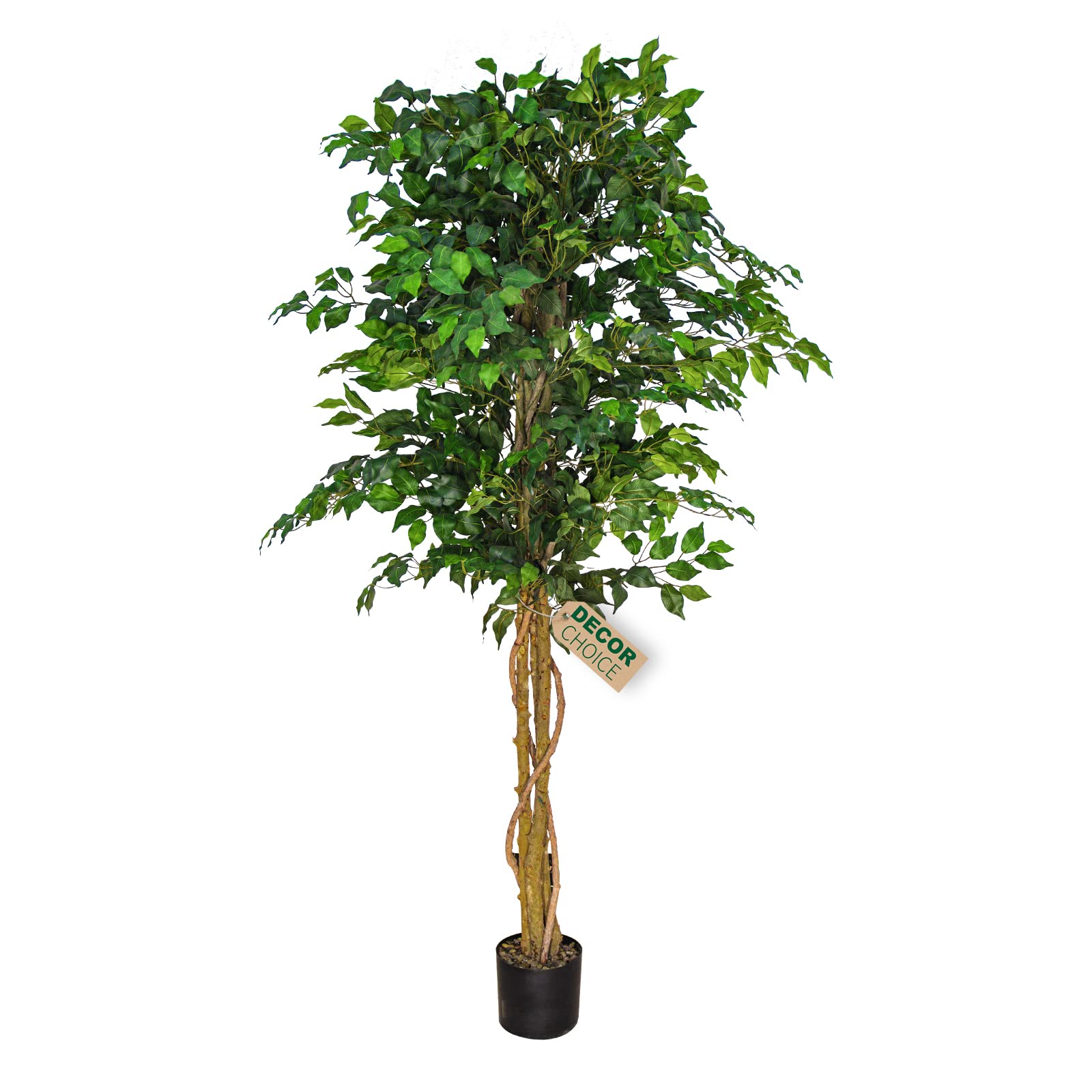 Hairui Lighted Magnolia Tree 4FT 165 LED Fairy Lights, Faux Plant Tree ...