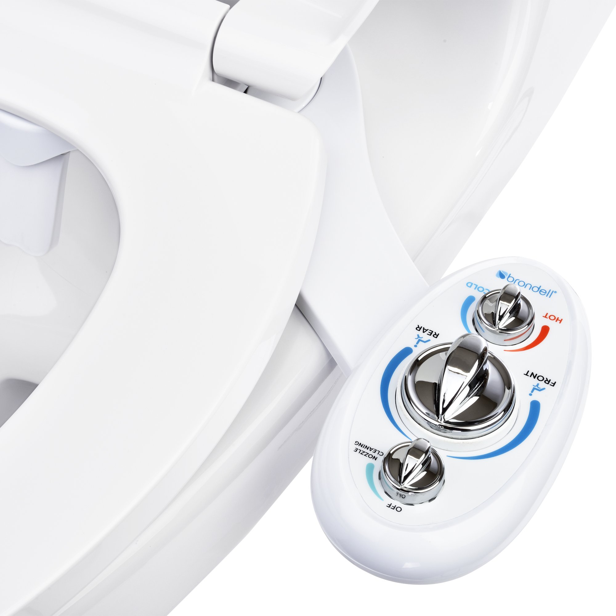 Brondell Bidet Left Hand Bidet Attachment SouthSpa Dual Temperature and ...