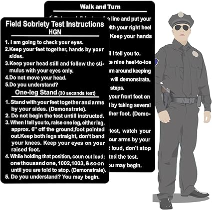 Amazon.com : Velinpun 6 PCS Metal Standardized Field Sobriety Test ...