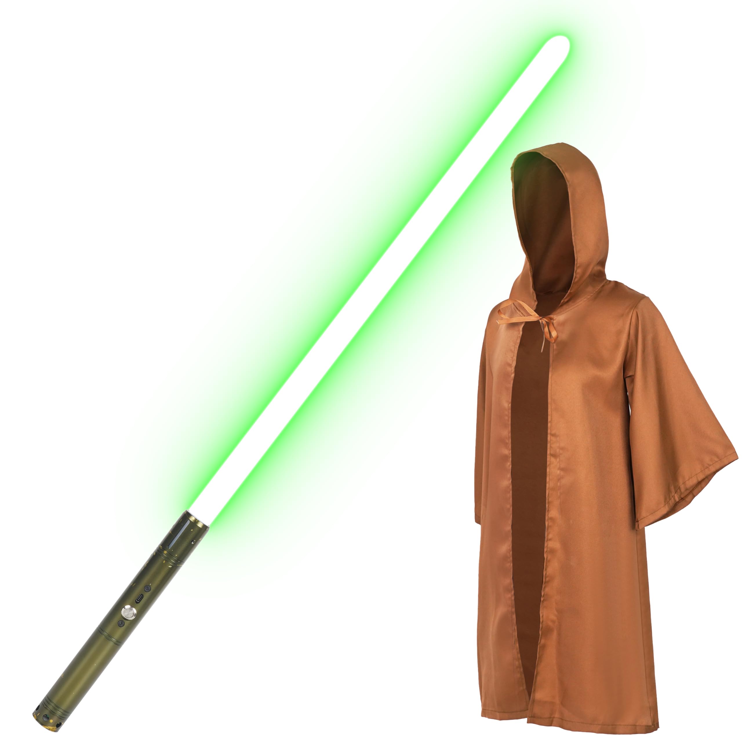 Amazon.com: Savyor Rainbow Lightsaber and Cloak Dress-Up Package, 15 ...