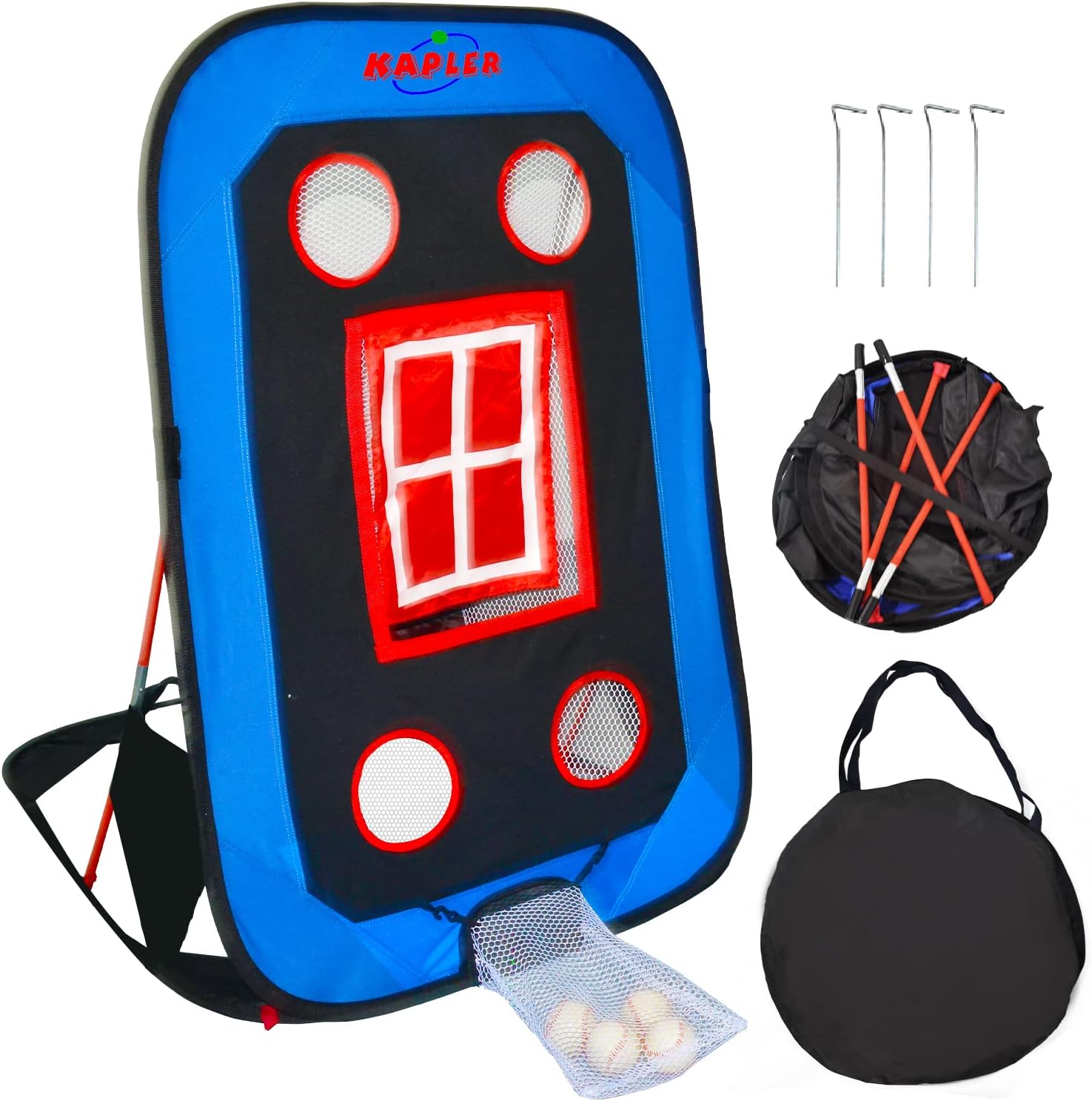 Amazon.com : Kapler Baseball Pitching Net for Kids Youth Pop Up ...