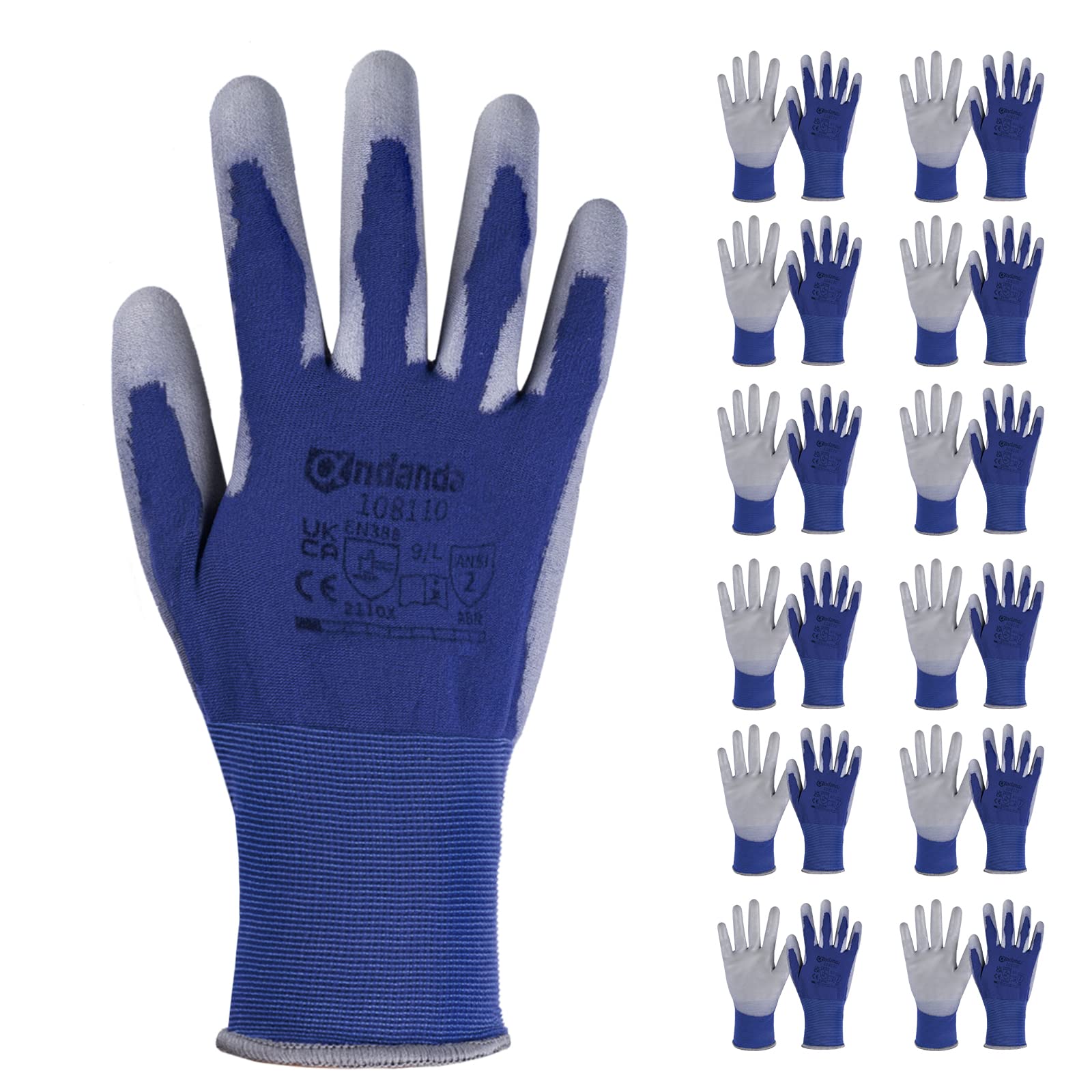 1 x Brand New ANDANDA 12 Pairs Ultimate lightweight Precision Safety W ...