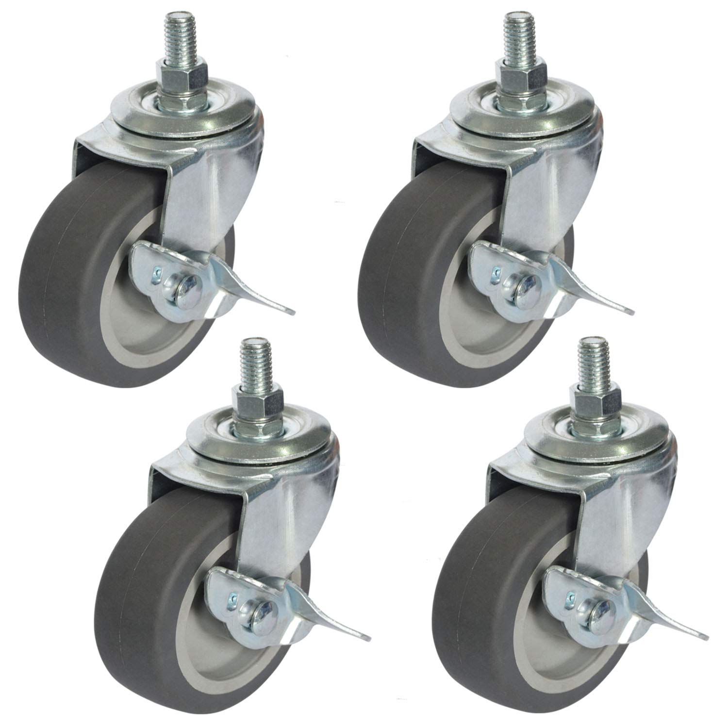 FEMOR 2” Swivel Caster Wheels Replacement Casters for Furniture Carts ...