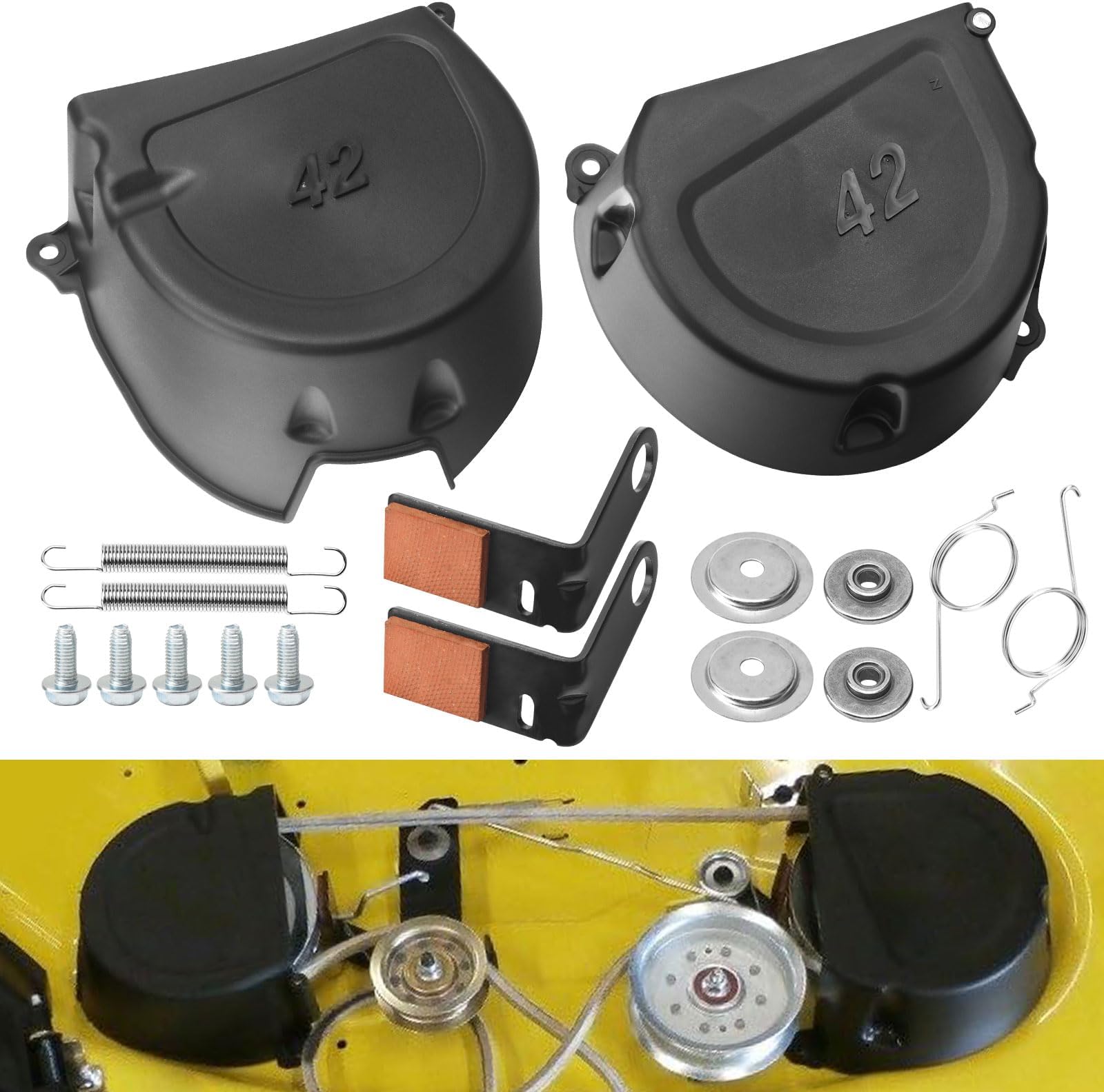 Amazon.com : NEXUJNYSEN (2 Set) Brake Pad Kit GY21943B GX20494 GX20515 ...