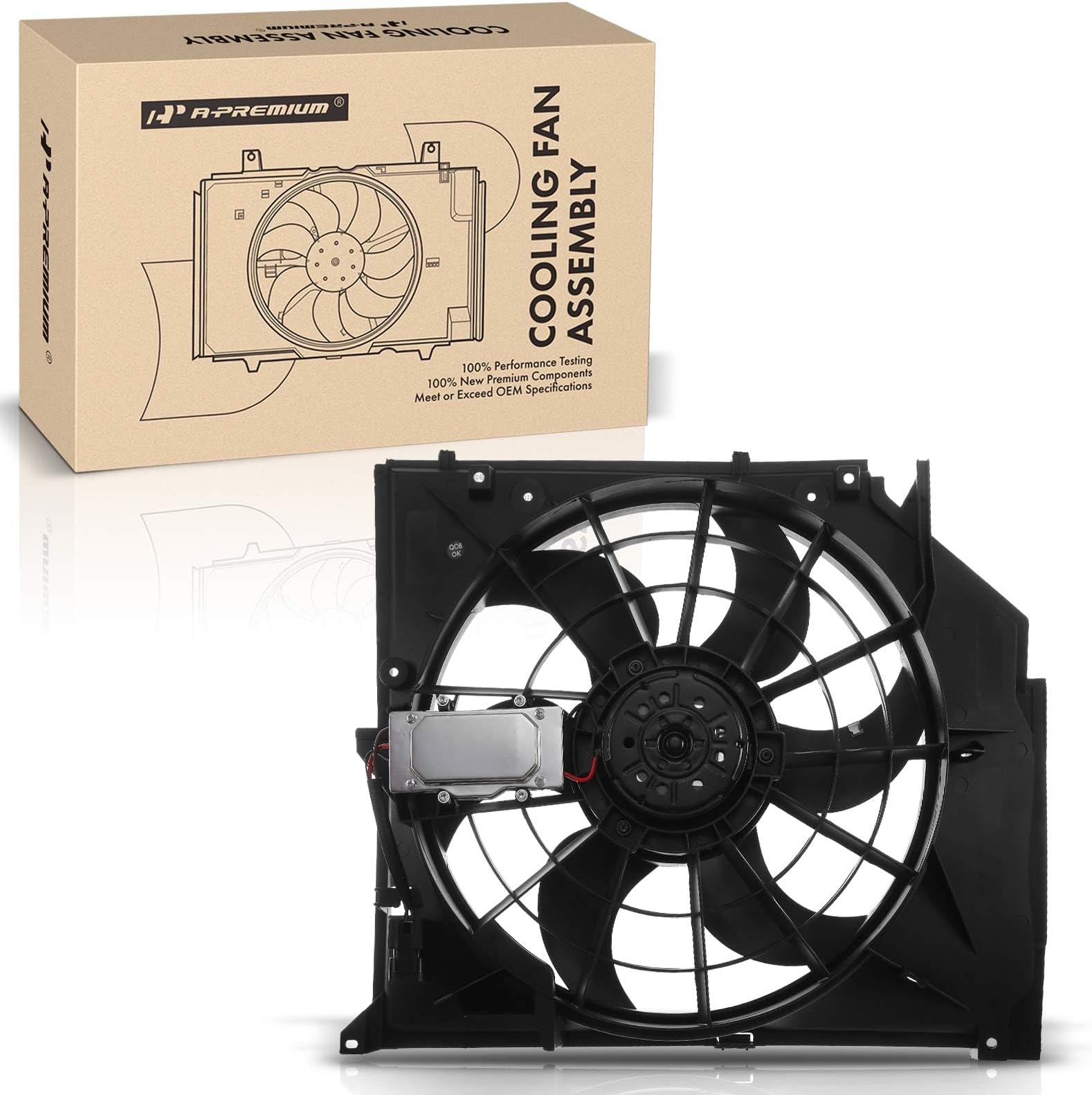 Amazon.com: A-Premium Engine Radiator Cooling Fan Assembly with ...