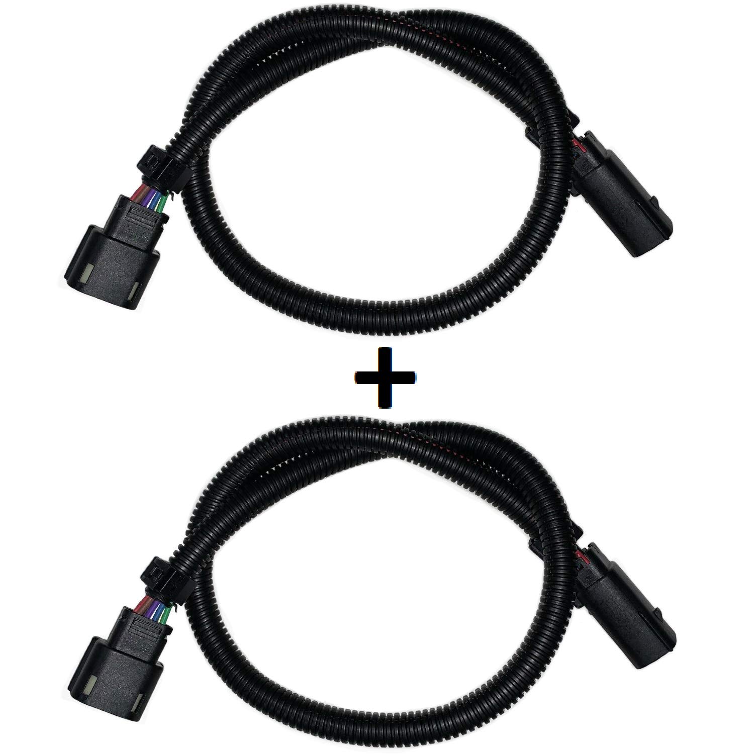 Amazon.com: Mustang Oxygen O2 Front Sensor Extension Harness Full 24 ...