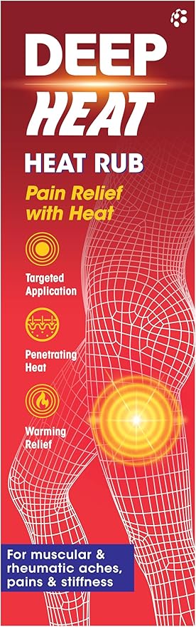 Deep Heat Heat Rub, For Muscular & Rheumatic Aches, Pain and Stiffness ...