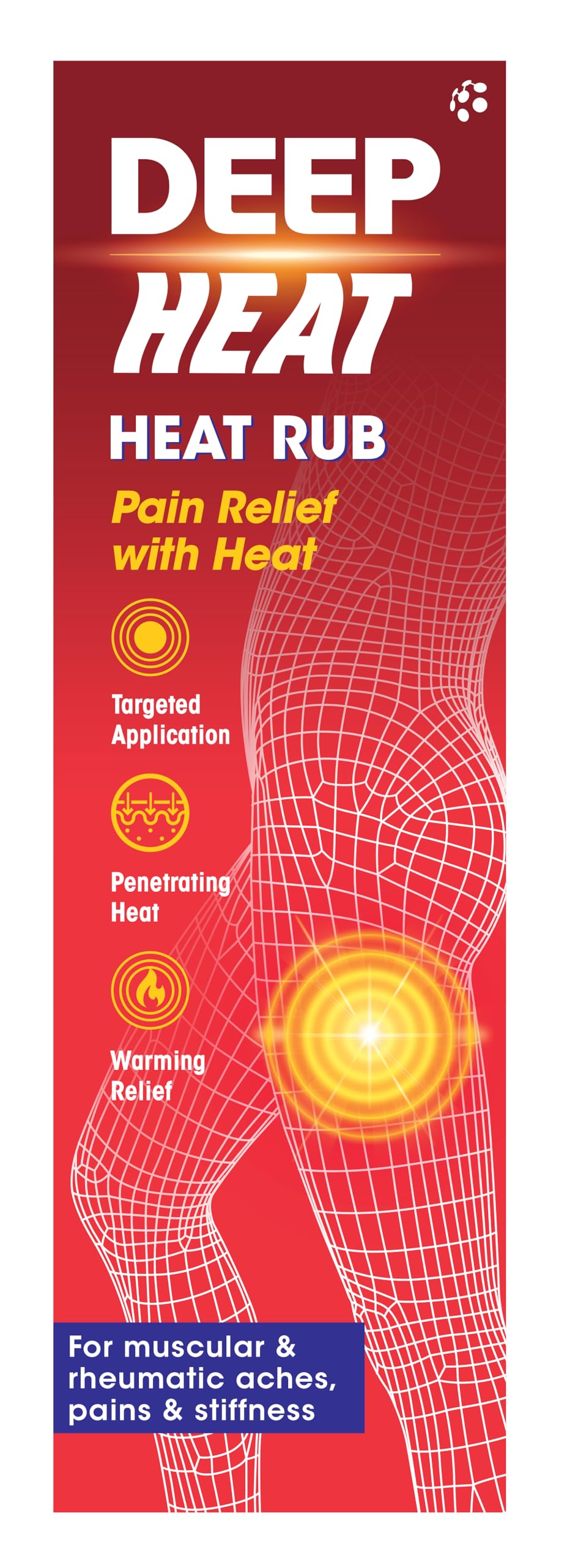 Mentholatum Deep Heat - Heat Rub, For Muscular & Rheumatic Aches, Pain ...