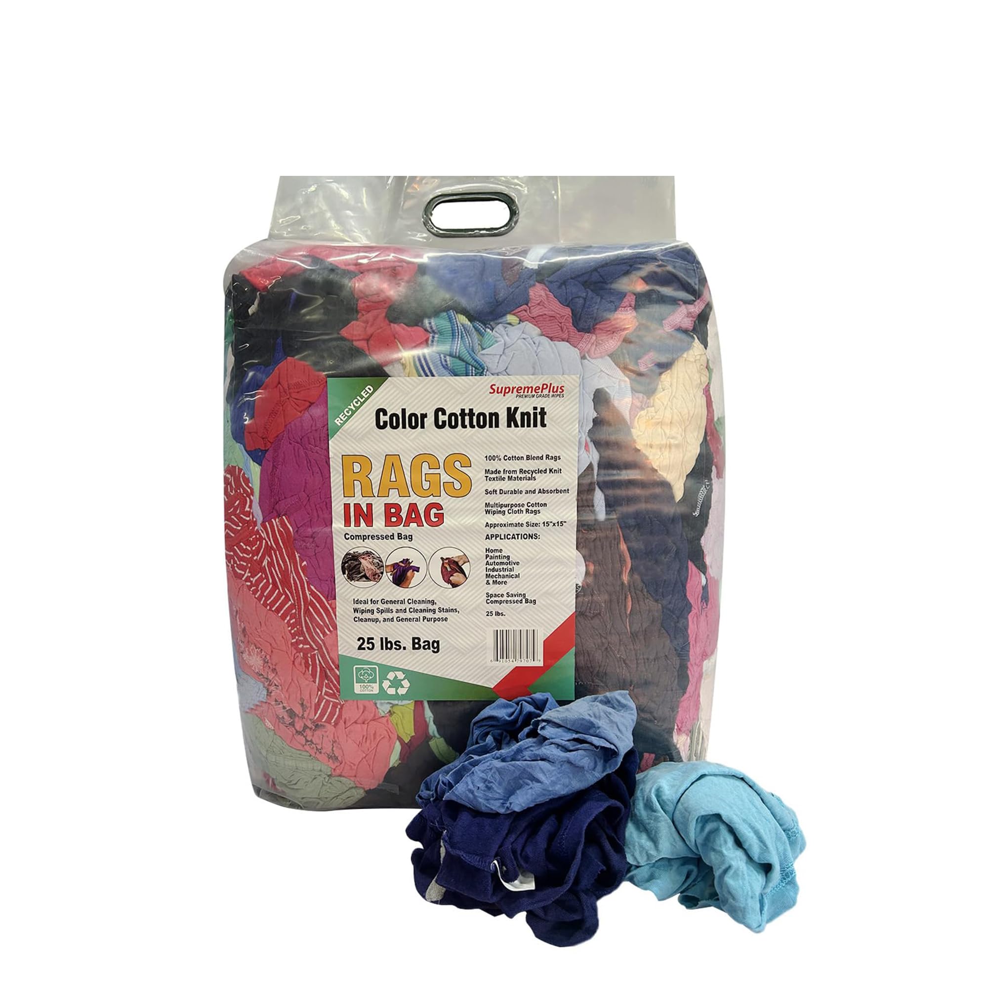 Amazon.com: SupremePlus Recycled Color Knit Rags – Shop Rags Bulk in a ...