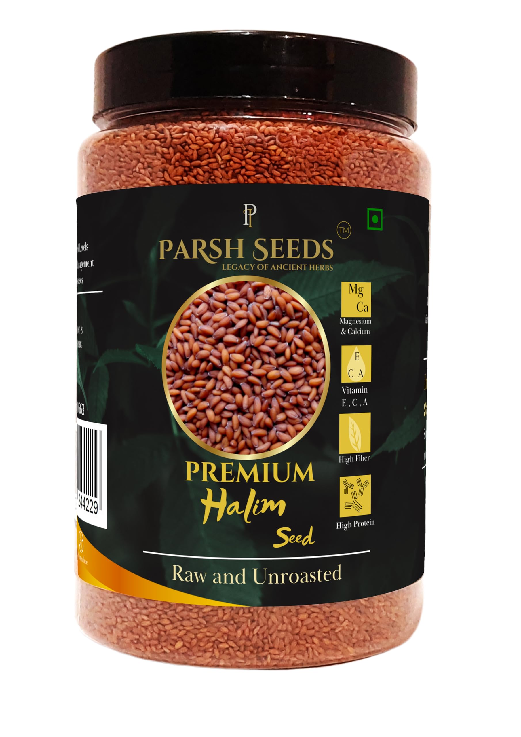 PARSH SEEDS Premium Halim Seeds 500gm(Jar Pack) - Aliv Seeds | Haleem ...