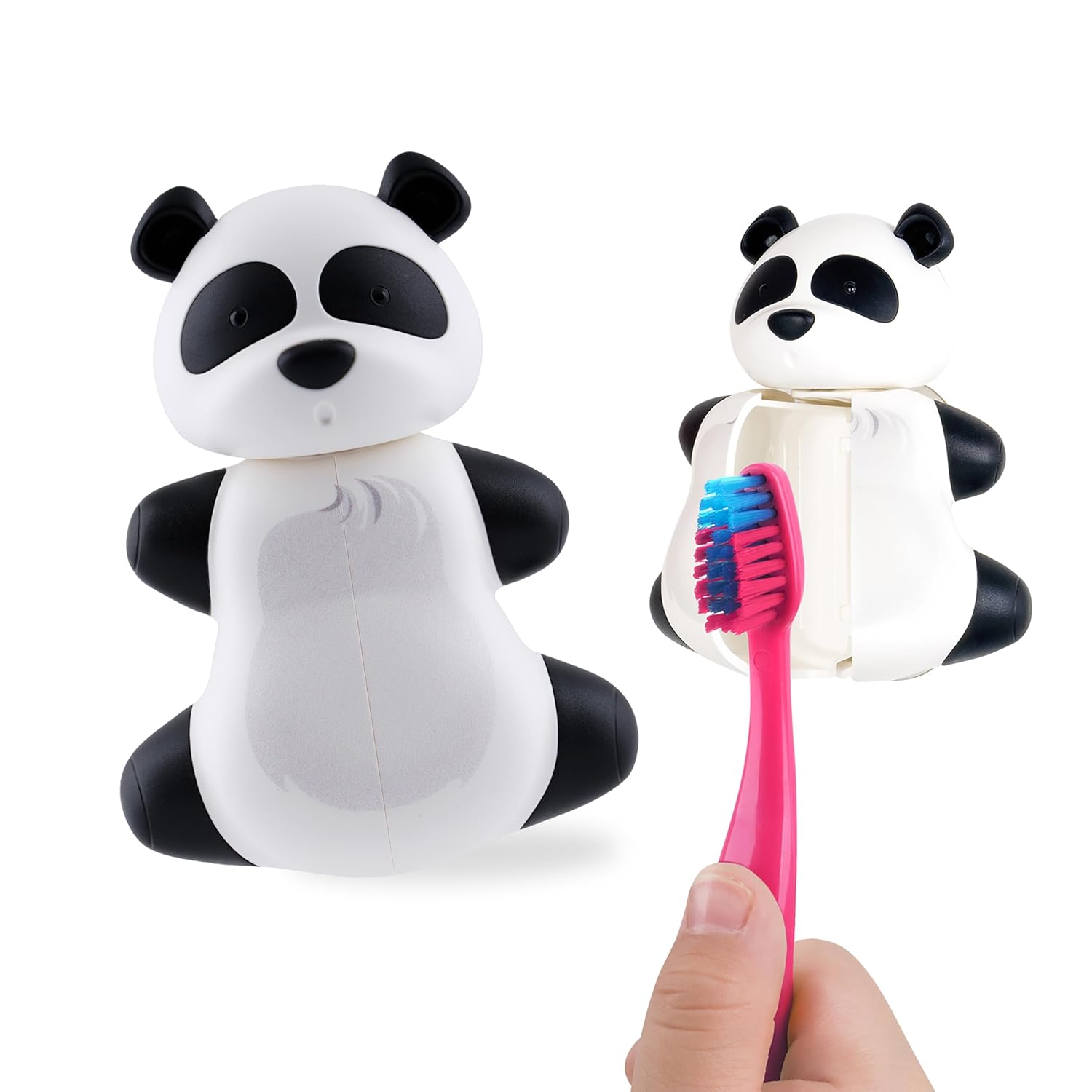 Amazon.com: Flipper Fun Animal Panda Toothbrush Cover – Kids Toothbrush ...