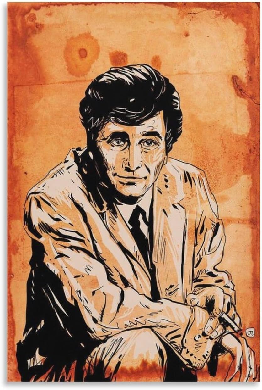 Amazon.com: Retro Movie Poster Columbo Poster 90s Classic Movie Retro ...