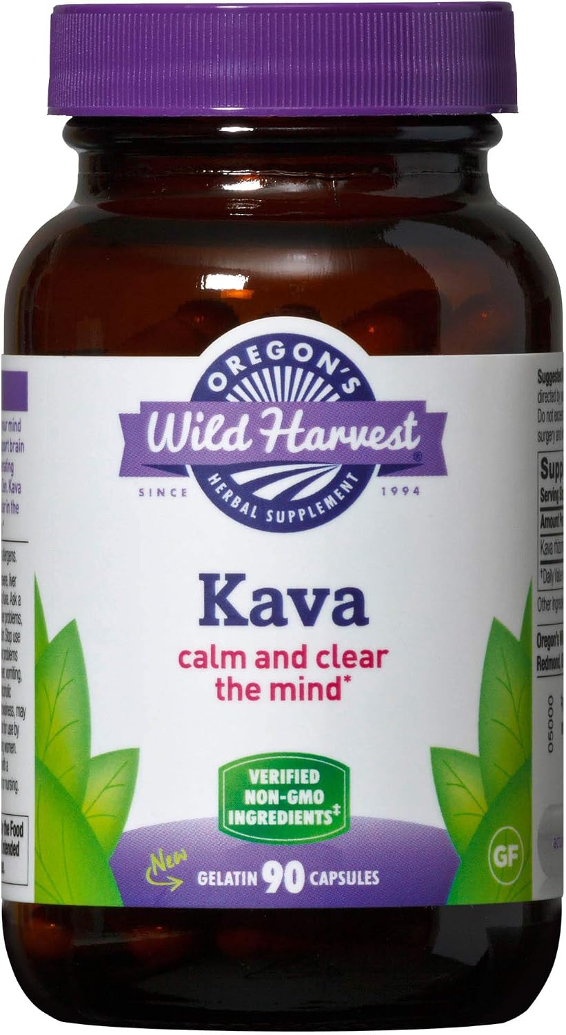 Amazon.com: Oregon's Wild Harvest Kava Root Capsules, 90 Count : Beauty ...