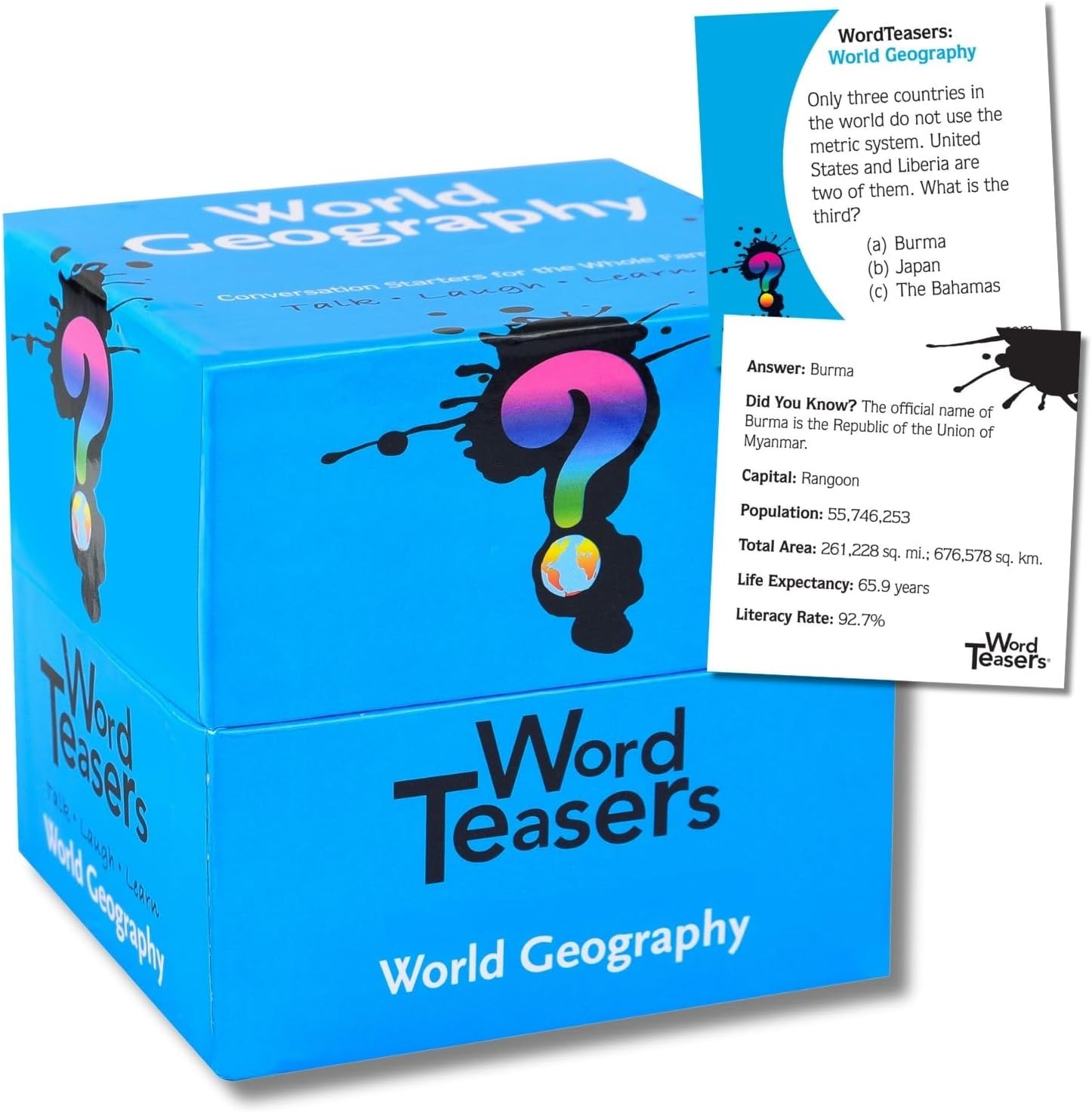 Amazon.com: ? WORD TEASERS World Geography - Geography Game for All ...